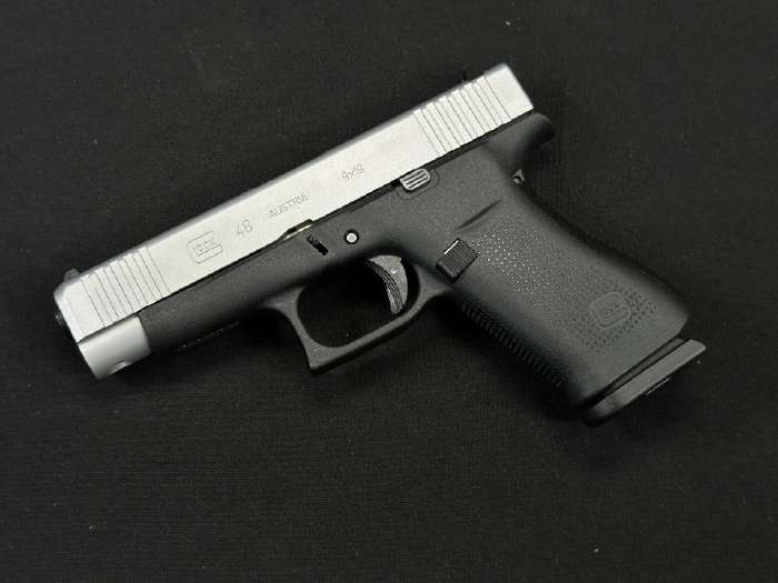 Pistoletas Glock 48 Fs Silver Slide, Gen 5, 9x19 - Skelbiu.lt