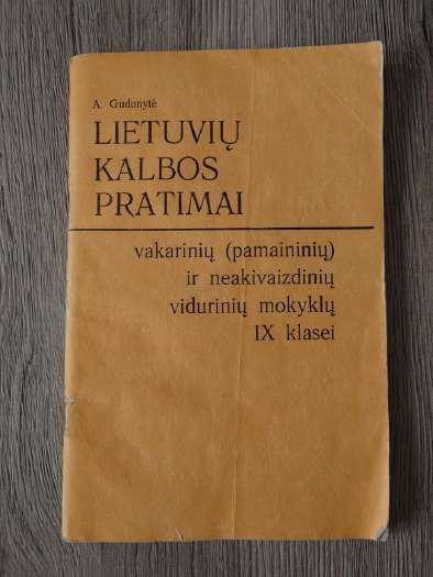 Knyga Lietuvių kalbos pratimai - Skelbiu.lt