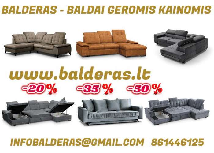 Minkšti kampai L ir U formos nuo: - Skelbiu.lt