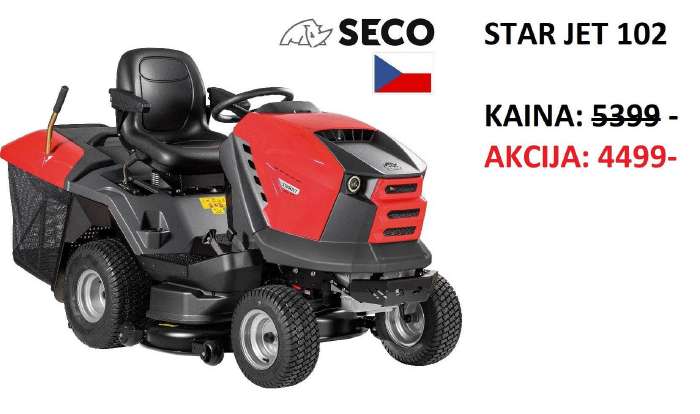 Seco - 22 Ag. Vėjos traktoriukai - Akcija - Skelbiu.lt