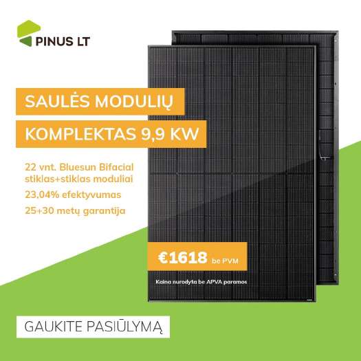 Bluesun saulės moduliai 450w - Skelbiu.lt