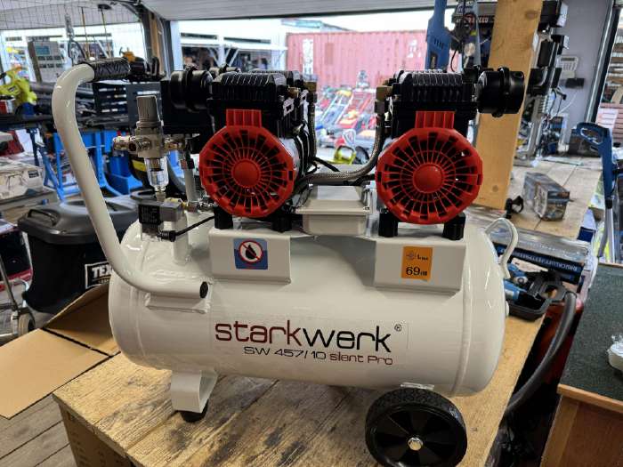 Kompresorius tylus Starkwerk Sw 457/10 Silent Pro - Skelbiu.lt