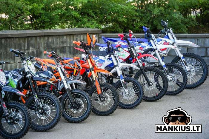 Didelis pasirinkimas Krosinių motociklų, Mankius - Skelbiu.lt