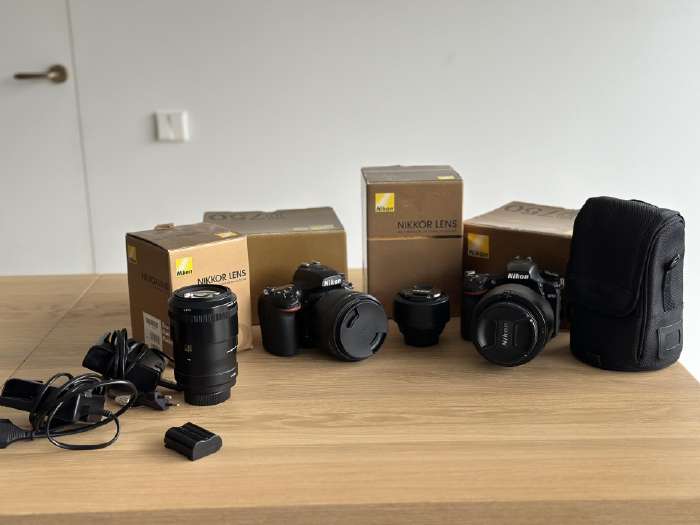 Nikon D750 ir objektyvai 50mm, 24-70mm, 85mm,105mm - Skelbiu.lt