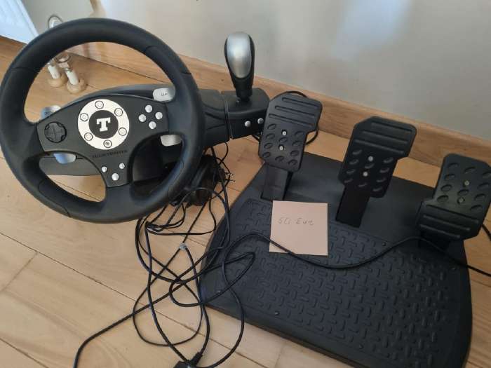 Vairavimo simuliatorius (vairas, pedalai) - Skelbiu.lt