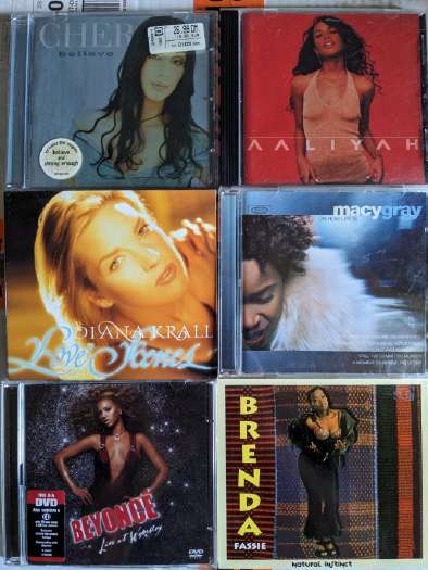 Cher, Macy Gray, Beyonce, Diana Krall, Aaliyah - Skelbiu.lt
