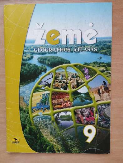 Žemė geografijos atlasas. 9 klasė - Skelbiu.lt