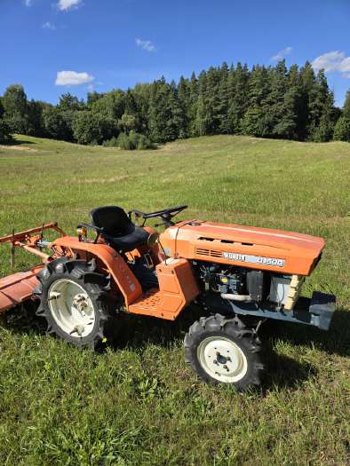 Traktorius Kubota B1500, su freza - Skelbiu.lt