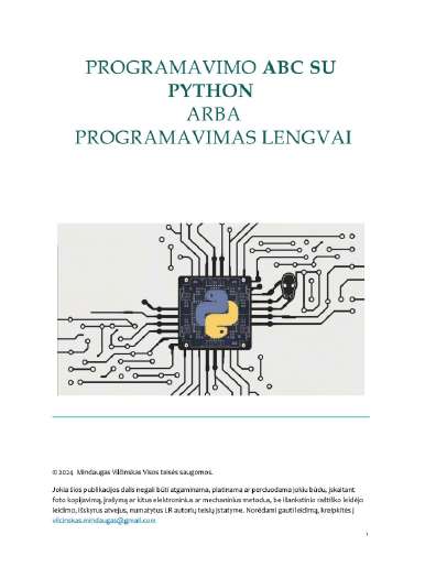 Lietuviška el. knyga. Programavimas Python kalba - Skelbiu.lt