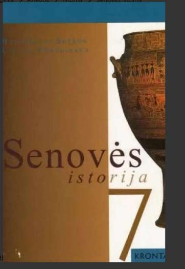 Vadovelis senoves istorija 7kl - Skelbiu.lt