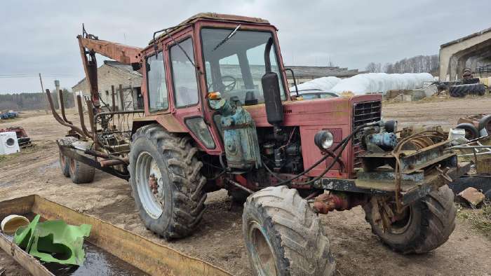 Miško traktorius, Xtz-150 Maz8, ruloninis presas - Skelbiu.lt