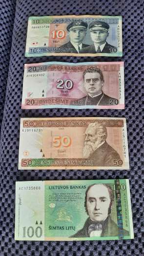 Popieriniai litai - Skelbiu.lt