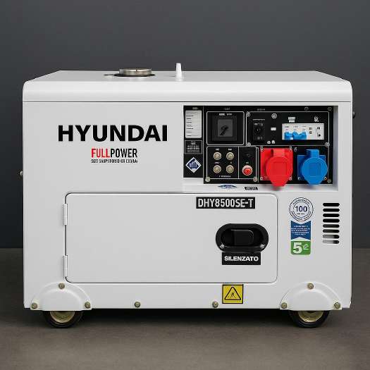 Hyundai Dhy8500se-t - Fullpower Generatorius 6kw - Skelbiu.lt