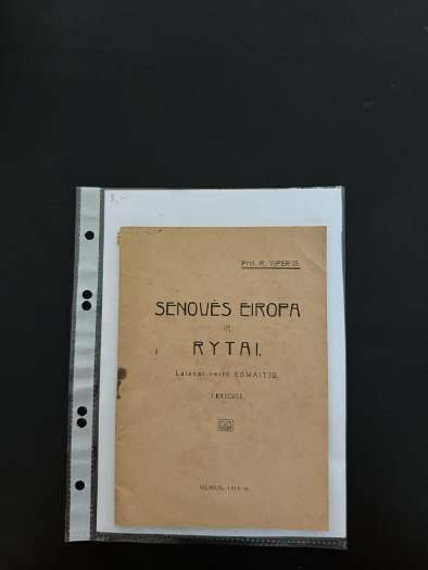Senovės Eiropa ir Rytai I knygelė 1918m. - Skelbiu.lt