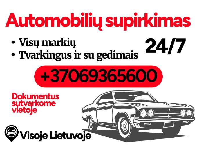 Gerom kainom Superkame Automobilius | A29761891