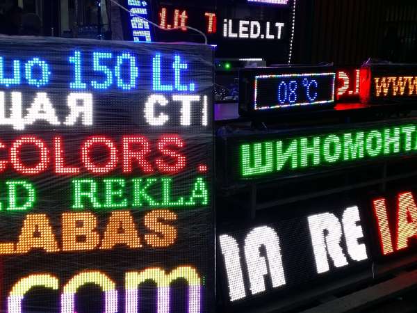 LED reklama,LED švieslentes, - Skelbiu.lt