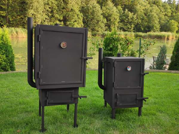 Latviška Abas 200l rūkykla prie namų + Dovanos - Skelbiu.lt