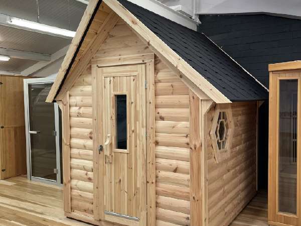 Eco modulinė Sauna 2.4x2.4m karkasinė pirtis - Skelbiu.lt