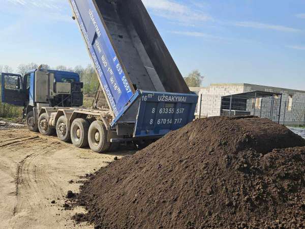 1-18t Žvyras Smėlis Skalda Atsijos Žvirgždas - Skelbiu.lt