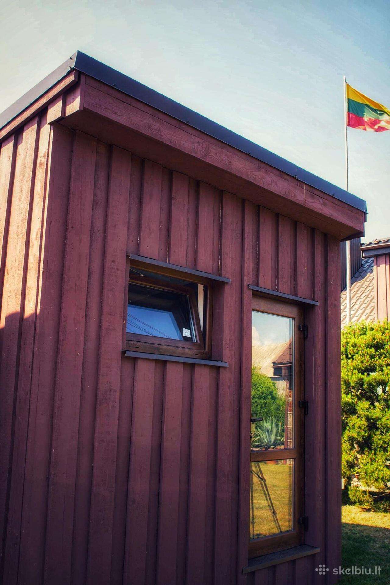 Namas, Palangoje Šventojoje Elijos g., medinis sodo namas Nekilnojamo ...