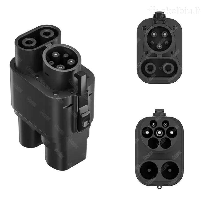 Kita Kita Ccs 2 į Ccs 1 Greito įkrovimo Adapteris Ac Su šiuo Adapteriu G 2023 M A23948347