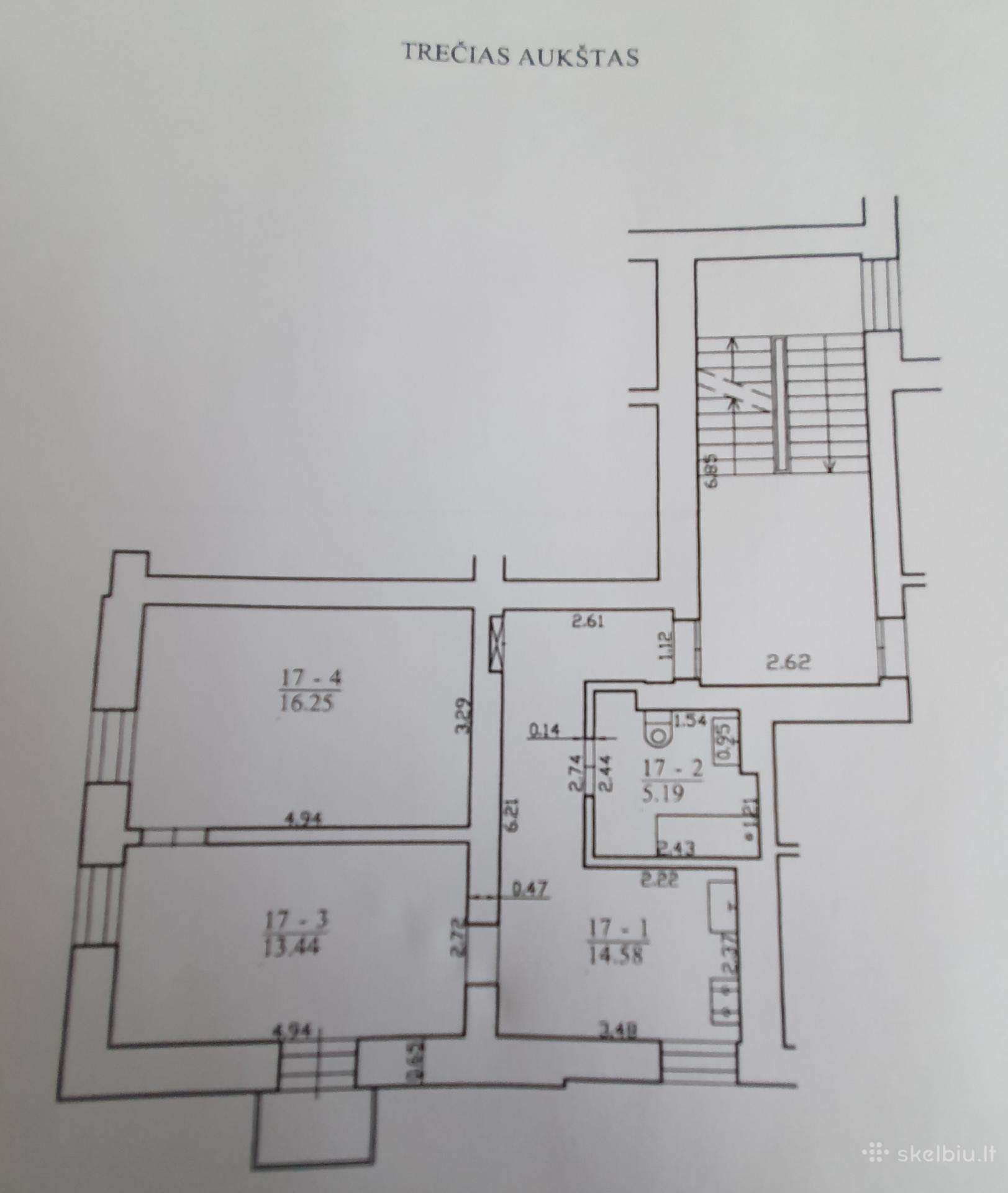 Butas, Klaipėdoje Senamiestyje Turgaus g., 2 kambarių butas Nekilnojamo ...