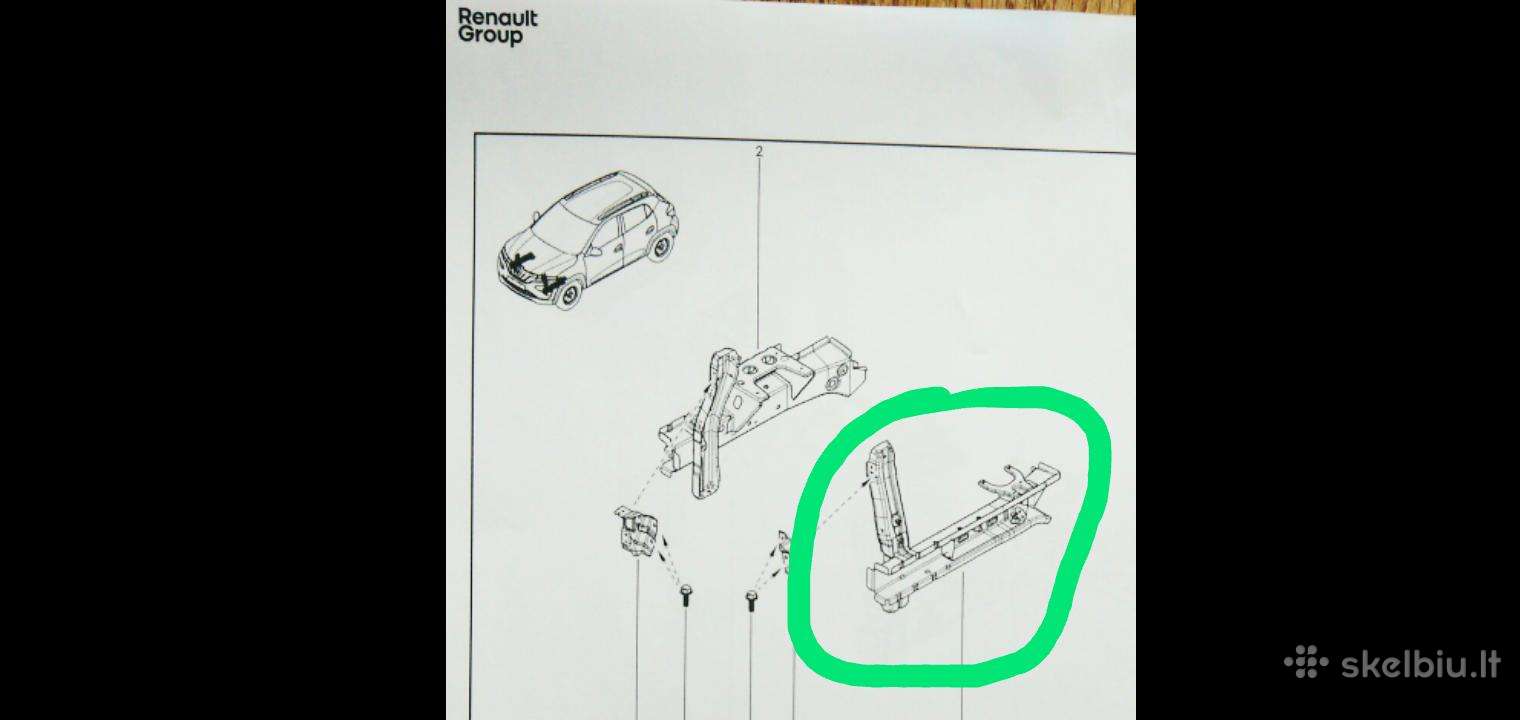 Dacia Spring lonžeronai (priekiniai, galiniai) 2022 m., | A26135796