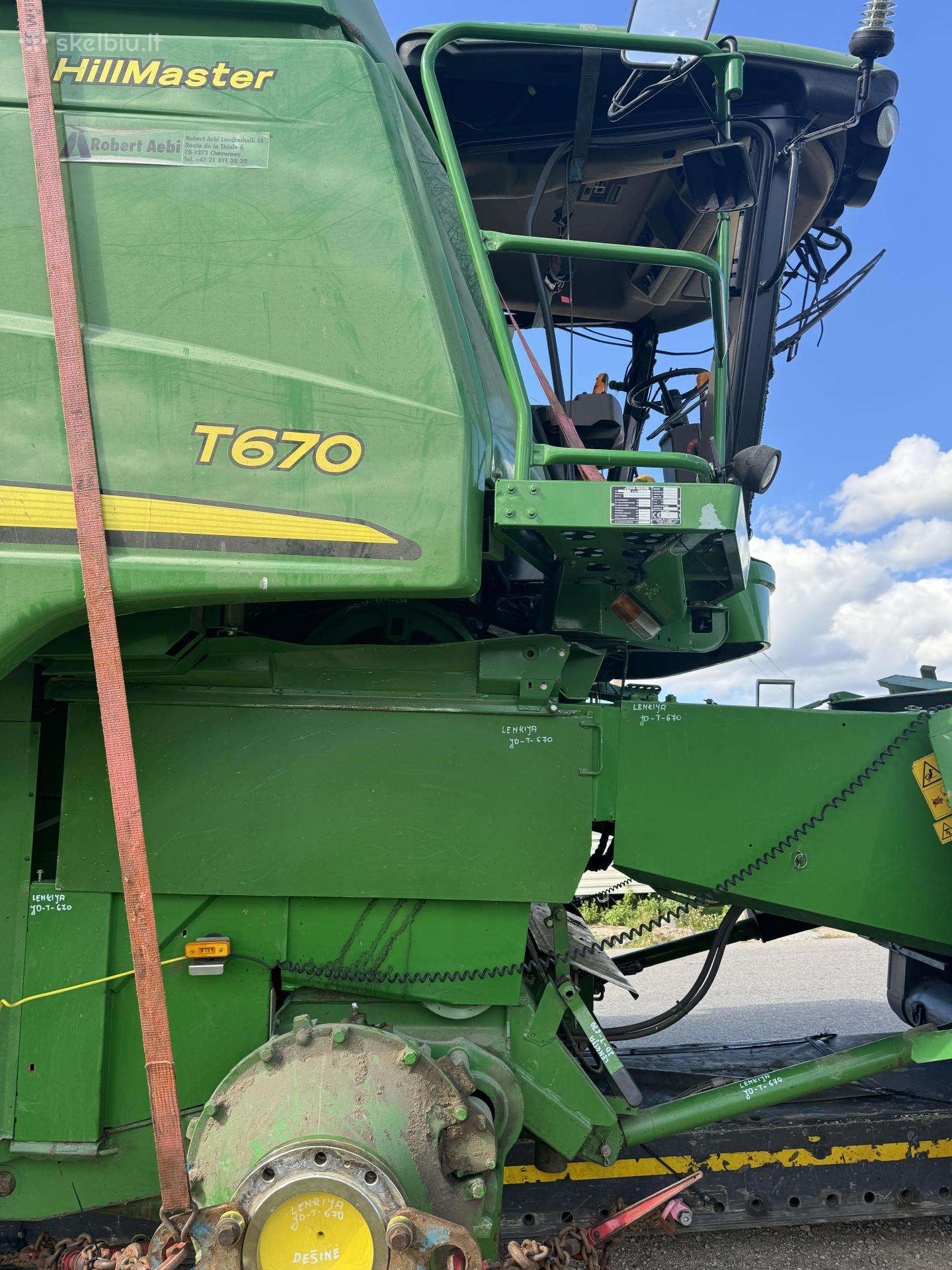 John Deere T670 HILLMASTER, kombainai 2008 m., | A26480644