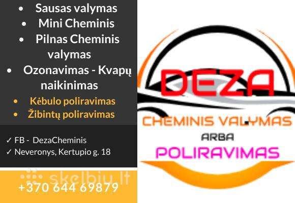 Automobilio cheminis salono valymas,poliravimas. | A24280496