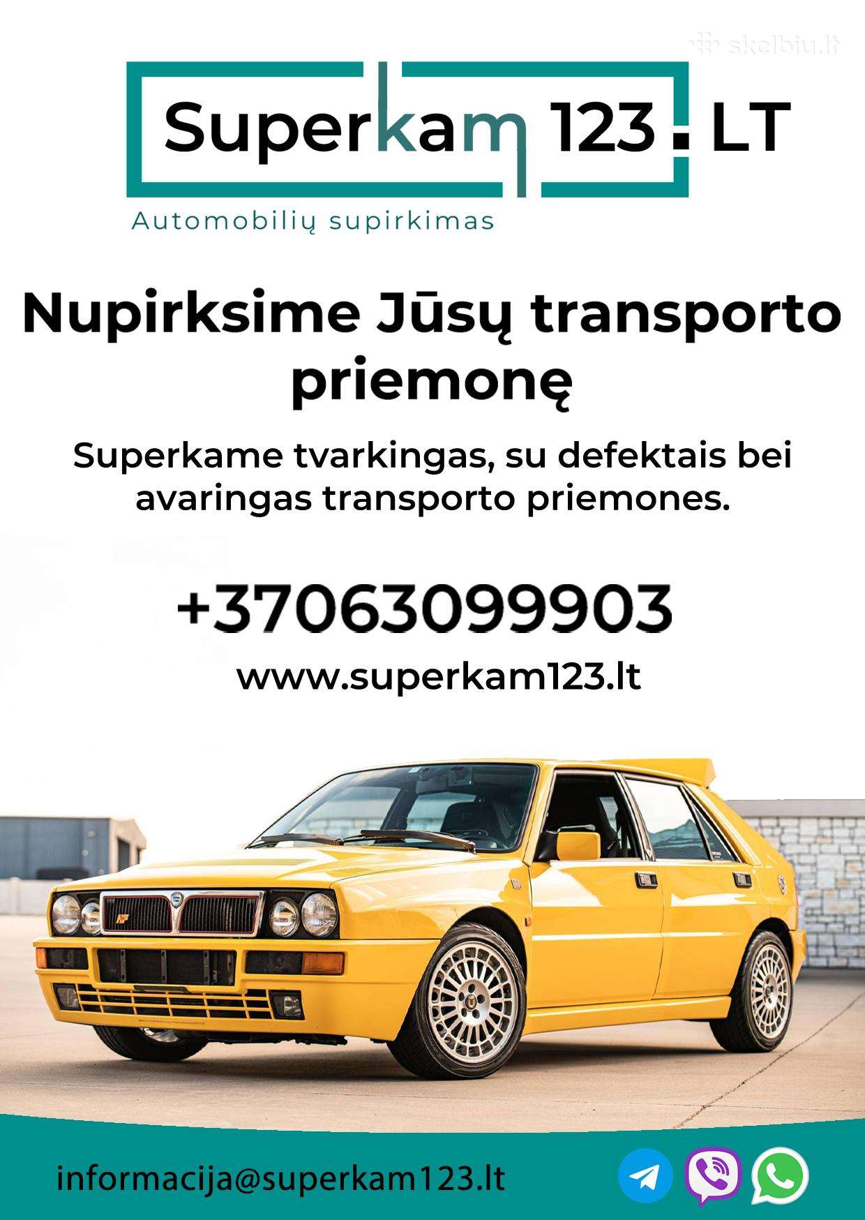 Automobiliu supirkimas 24/7 | A29587919