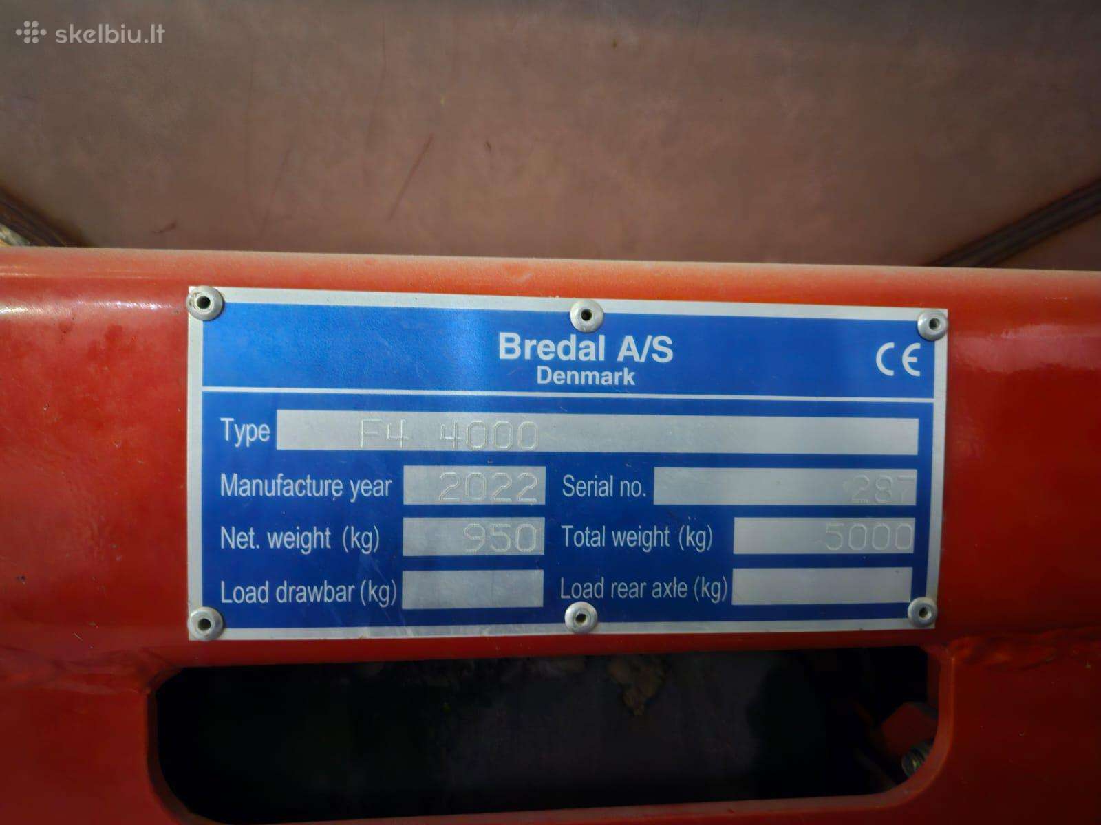 Bredal, izkliedētāji 2022 m., | A27576463