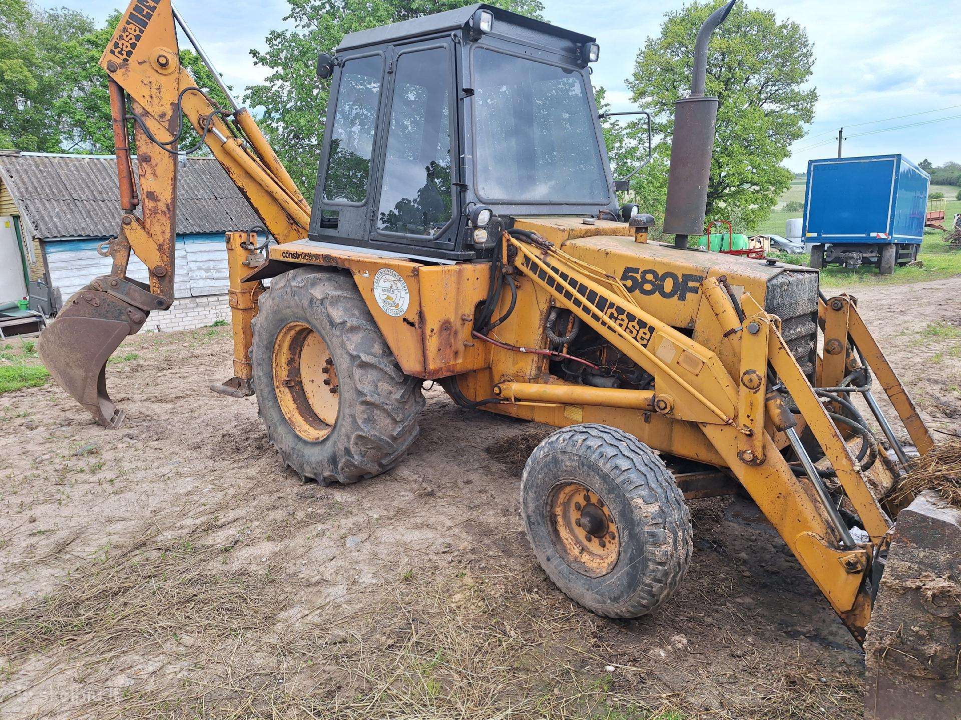 Case 580F, ekskavatoriniai krautuvai 1990 m., | A27911035