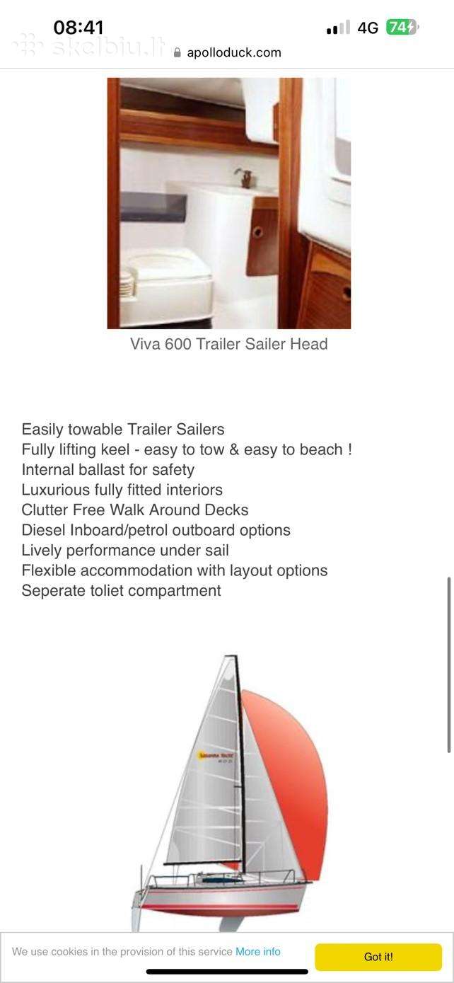 Sasanka VIVA 600, keelboats 2007 m., | A29764067