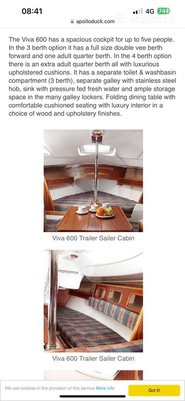 Sasanka VIVA 600, keelboats 2007 m., | A29764067