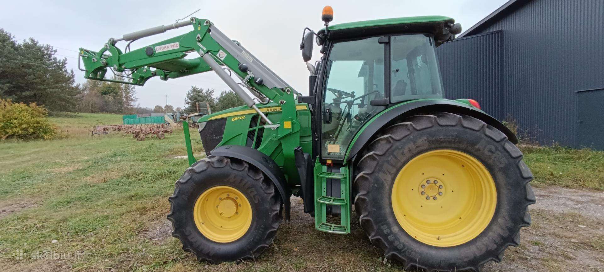 John Deere 6110, traktoriai 2016 m., | A29284276