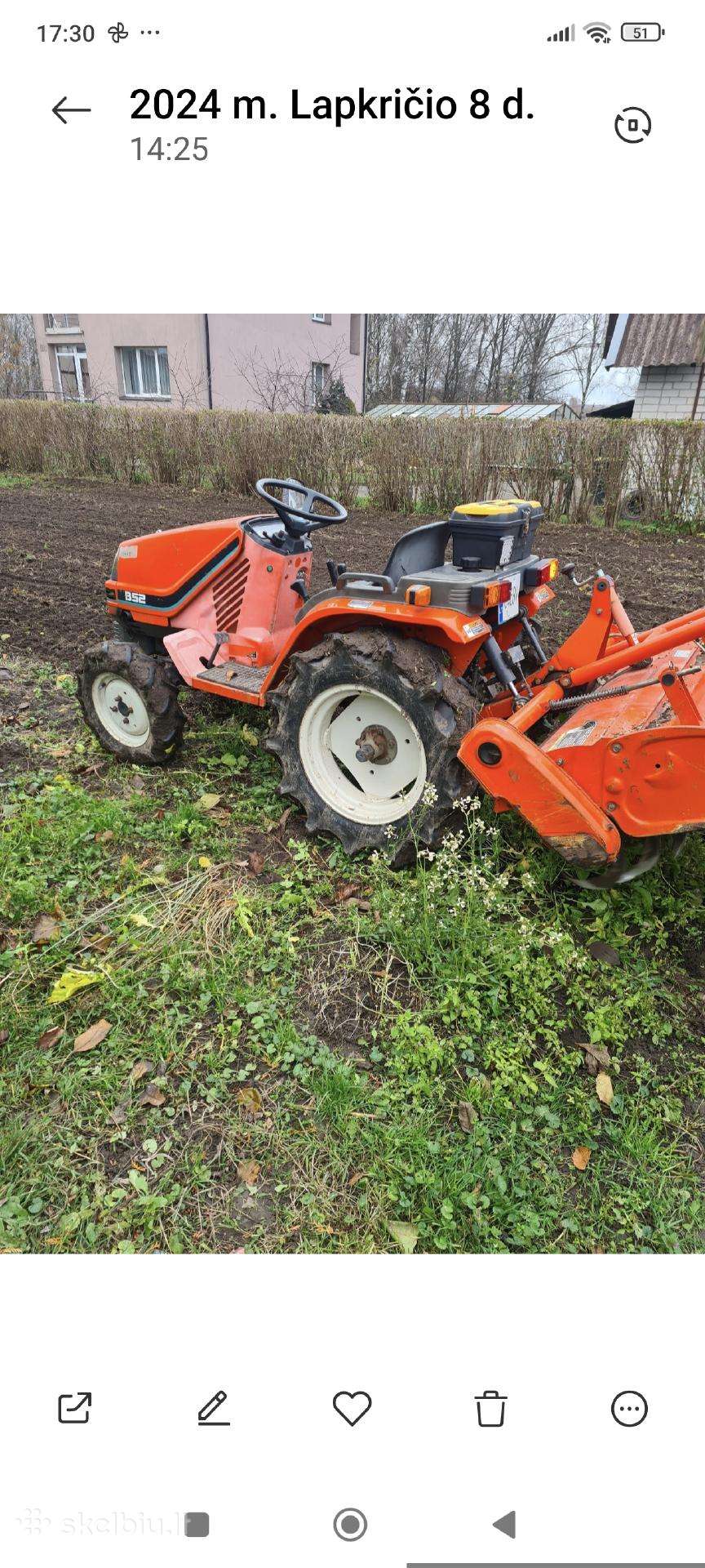 Kubota 52, traktoriai 2022 m., | A29793501