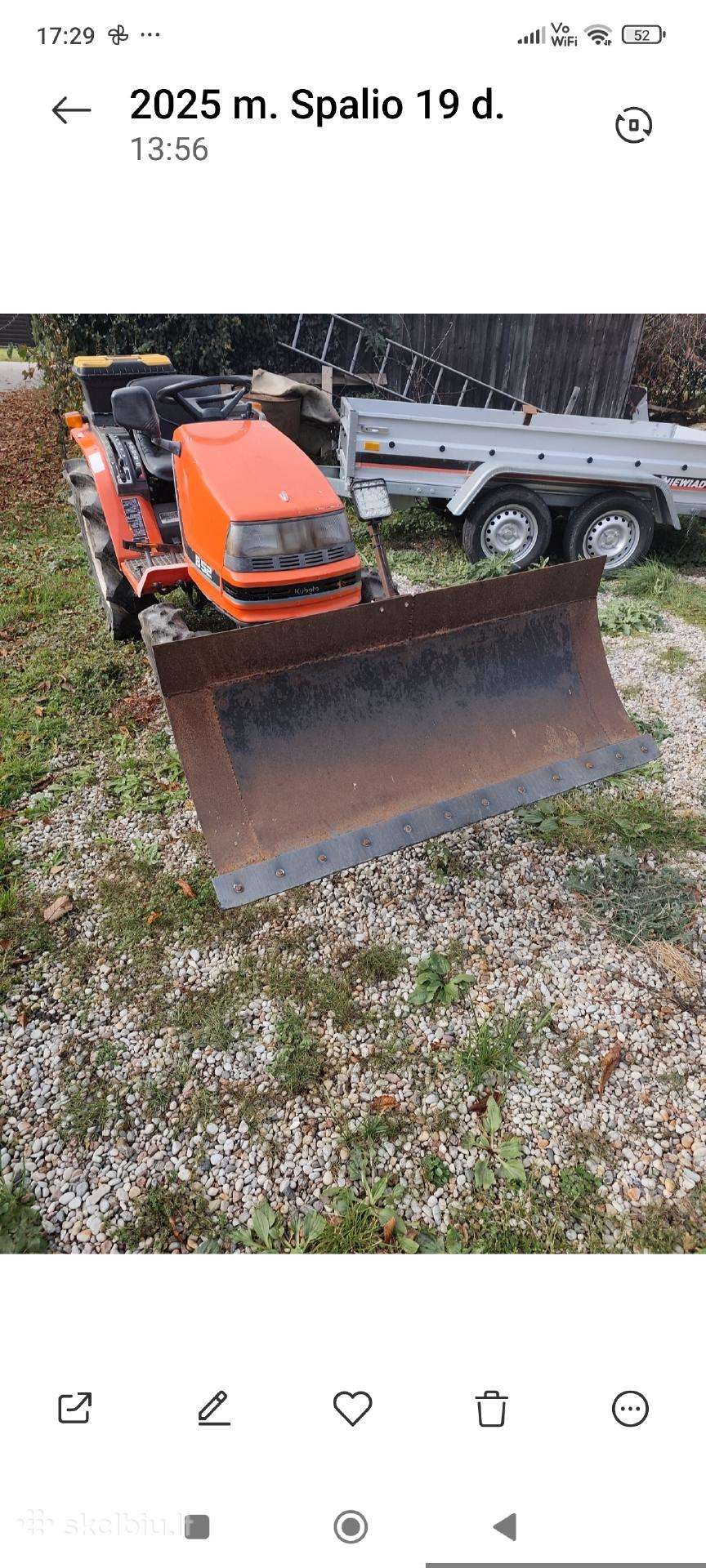 Kubota 52, traktoriai 2022 m., | A29793501