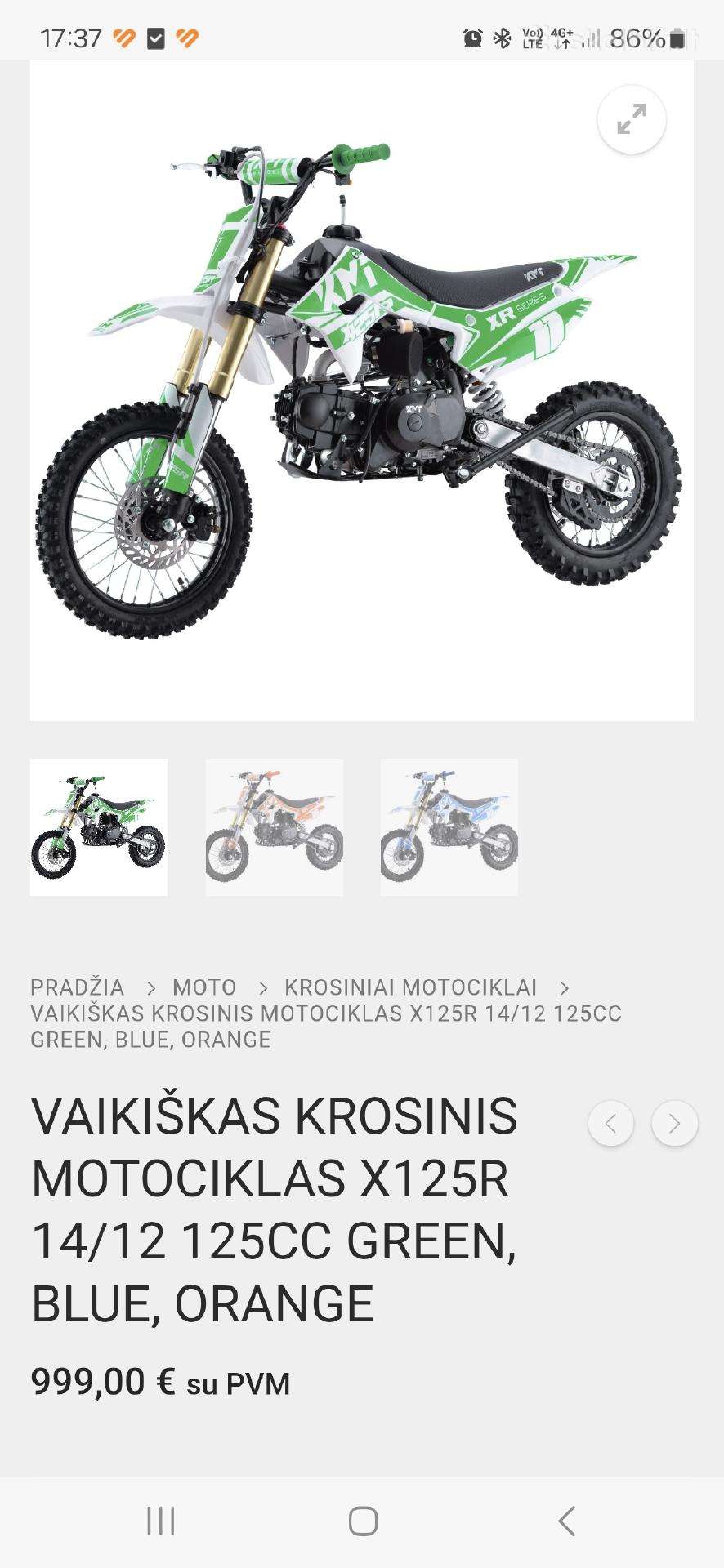 KM -kita- 125cc, motoroleriai / mopedai 2024 m., | A29824046