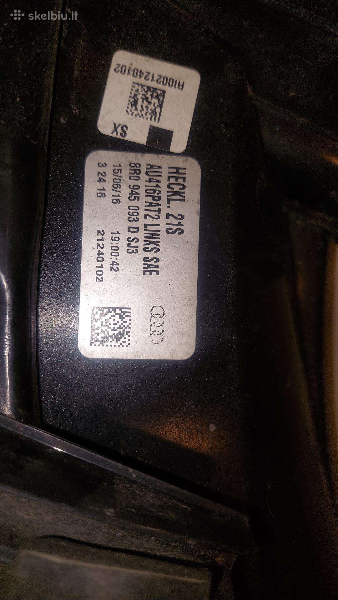 Audi Q5 žibintai 2016 m., | A29829412